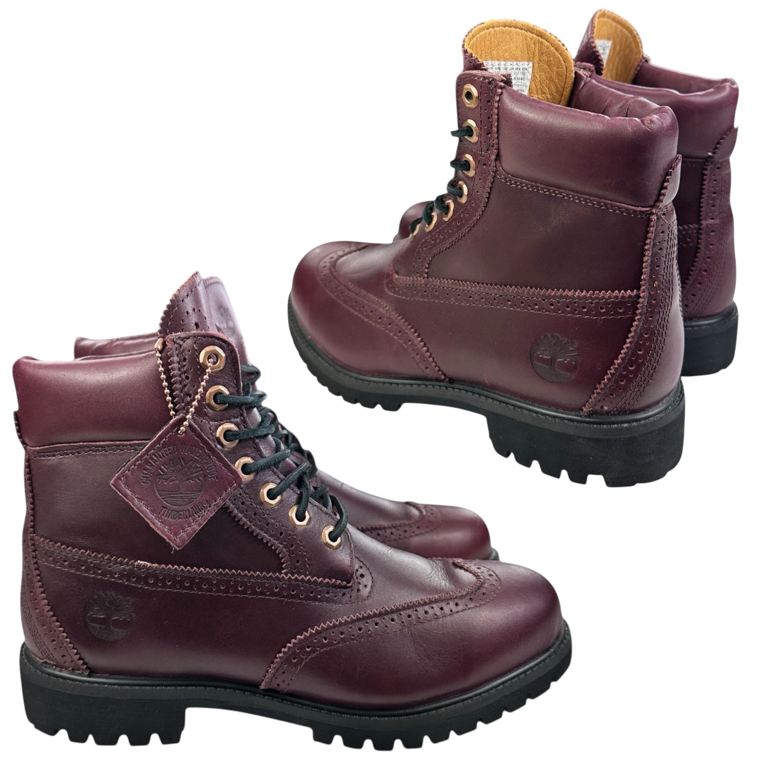 2015 Timberland Wingtip Primaloft 6” Boots – insidetag